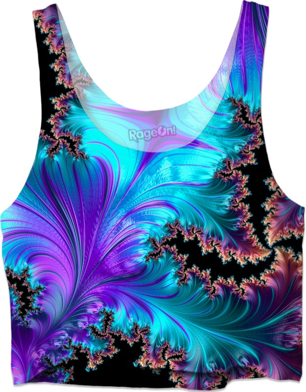 Purple Space Crop Top – RageJunkie