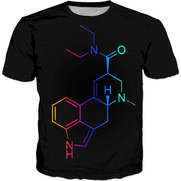 LSD Molecule T-Shirt – RageJunkie