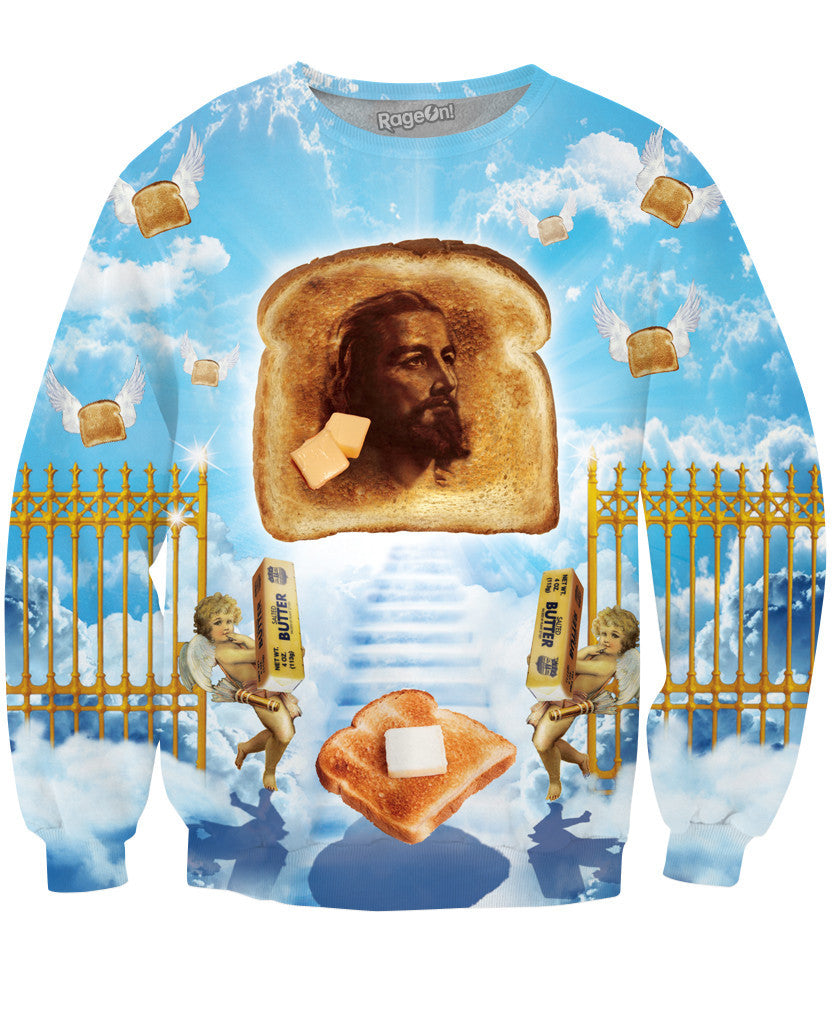 Jesus Crust Crewneck Sweatshirt – RageJunkie